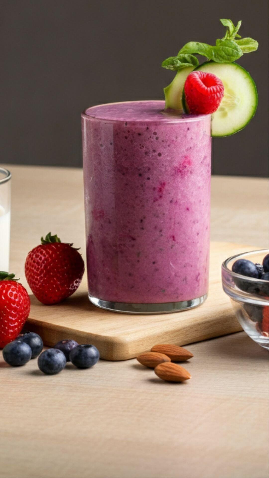 Raspberry Cucumber Smoothie – MyJuiceClub